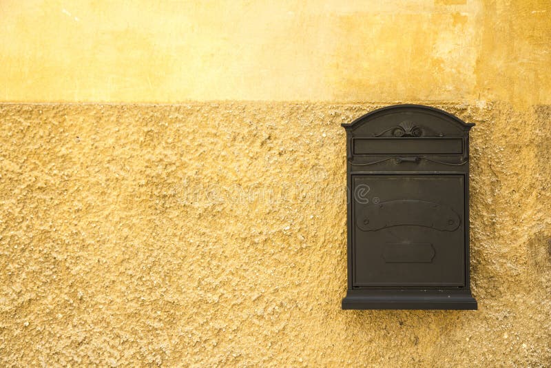 Italian letter-box stock photo. Image of european, historic - 13034466