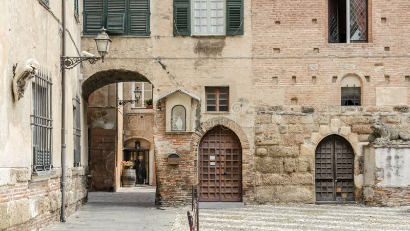 Typical old town in Italy stock photo. Image of house - 72161774