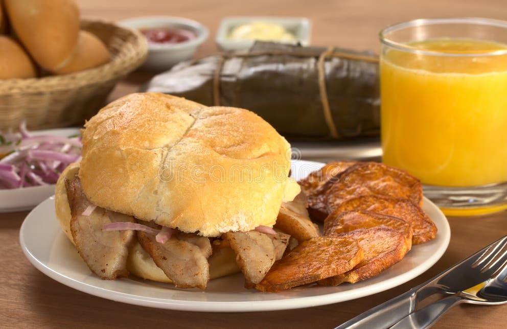 Typical Peruvian Breakfast stock photo. Image of breakfast - 19842656