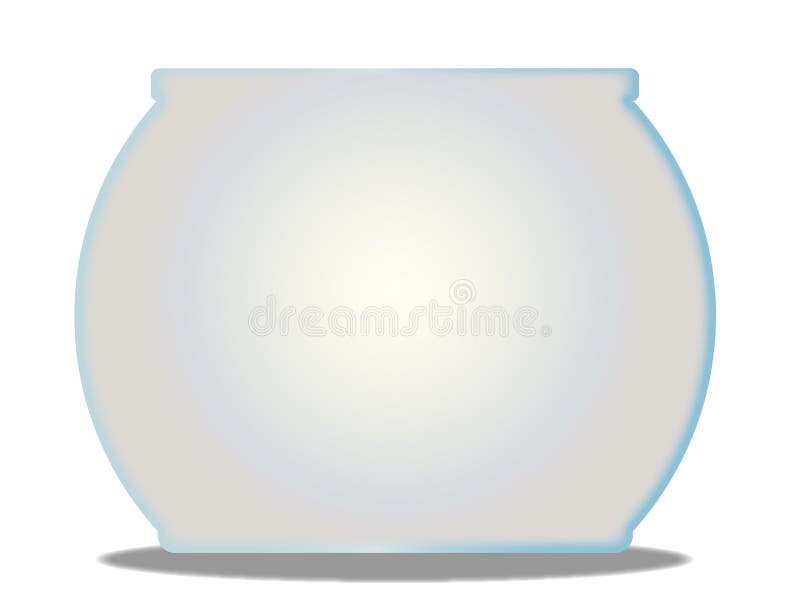 Goldfish Bowl stock vector. Illustration of fresh, cartoon - 47413122