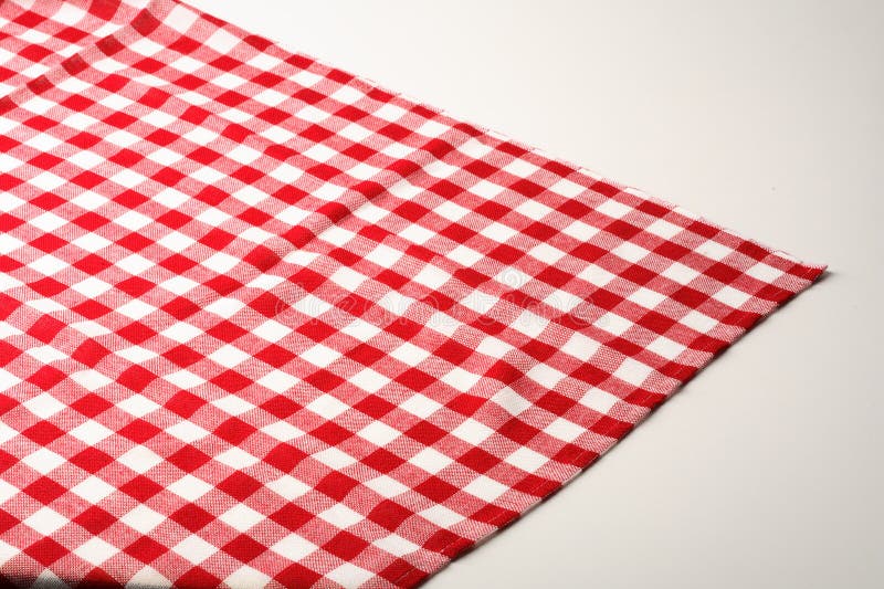 Checkered Picnic Blanket, Red and White for Free Background Stock Photo ...
