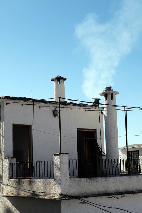 Typical Pipe Andalusia. Spain. Stock Photo - Image of whitewashed ...
