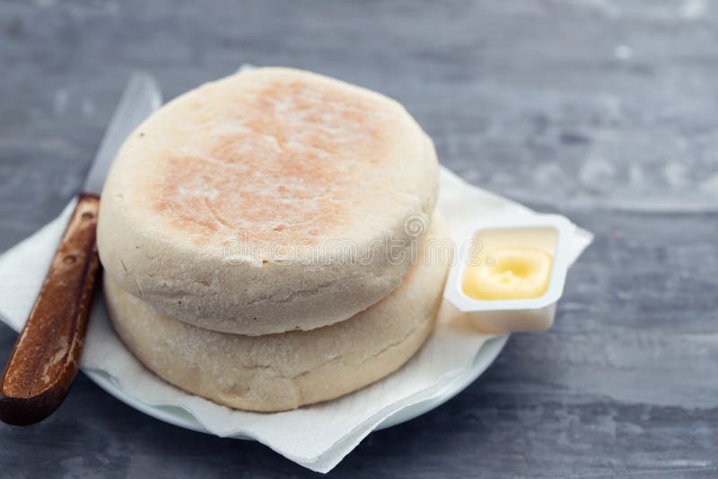 Typical Portuguese Bread of Madeira Bolo Do Caco Stock Photo - Image of ...