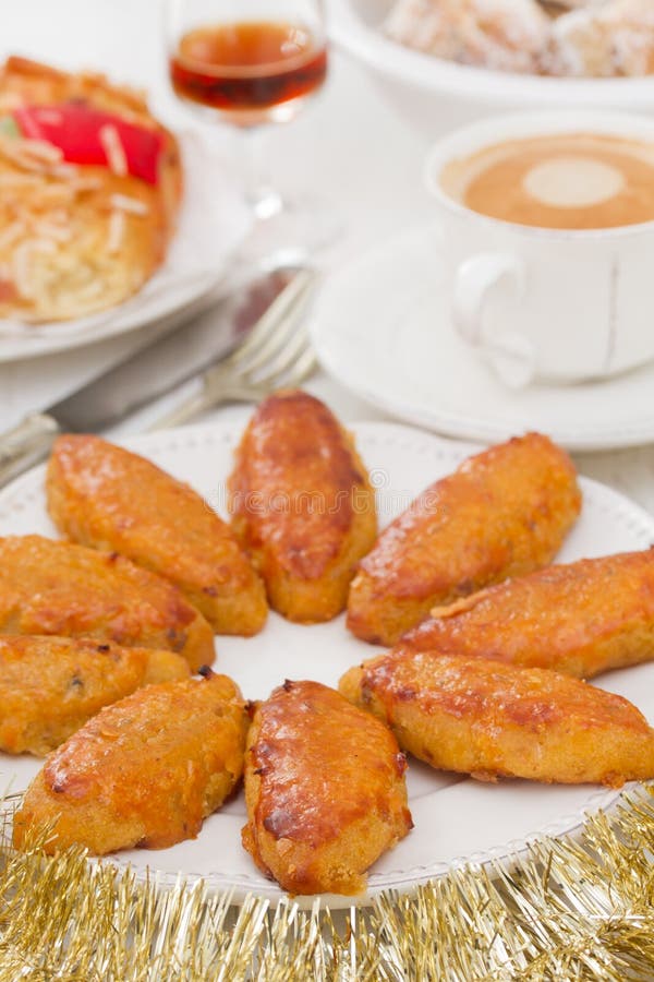 Typical Portuguese Christmas Cookies Broa Castelar Stock Image - Image ...