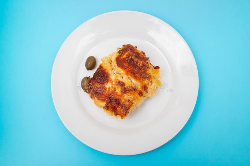 Typical Portuguese Dish with Cod Fish of Bacalhau Com Natas Stock Image ...