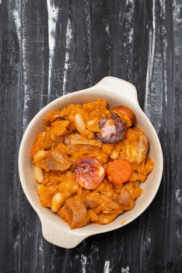Typical Portuguese Dish Feijoada a Transmontana Stock Image - Image of ...