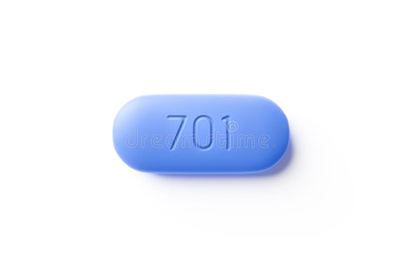 Typical PrEP Pill with the Number 701 Stock Illustration - Illustration ...