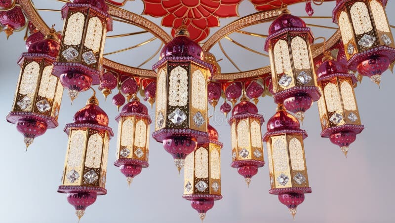 Typical Ramadan lanterns stock image. Image of temple - 359045453