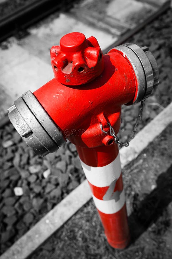 Typical red fire hydrant stock photo. Image of city, metal - 32181686