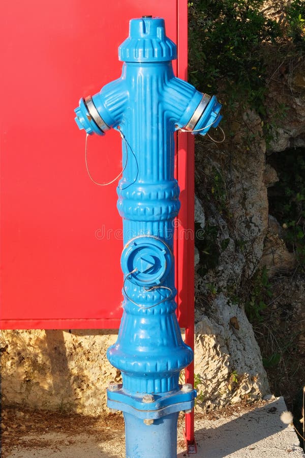 Typical Red Fire Hydrant. Fire Hidrant for Emergency Fire Access. Stock ...