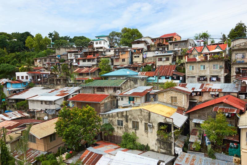 Residential Area in Cebu City, Philippines Stock Photo - Image of ...