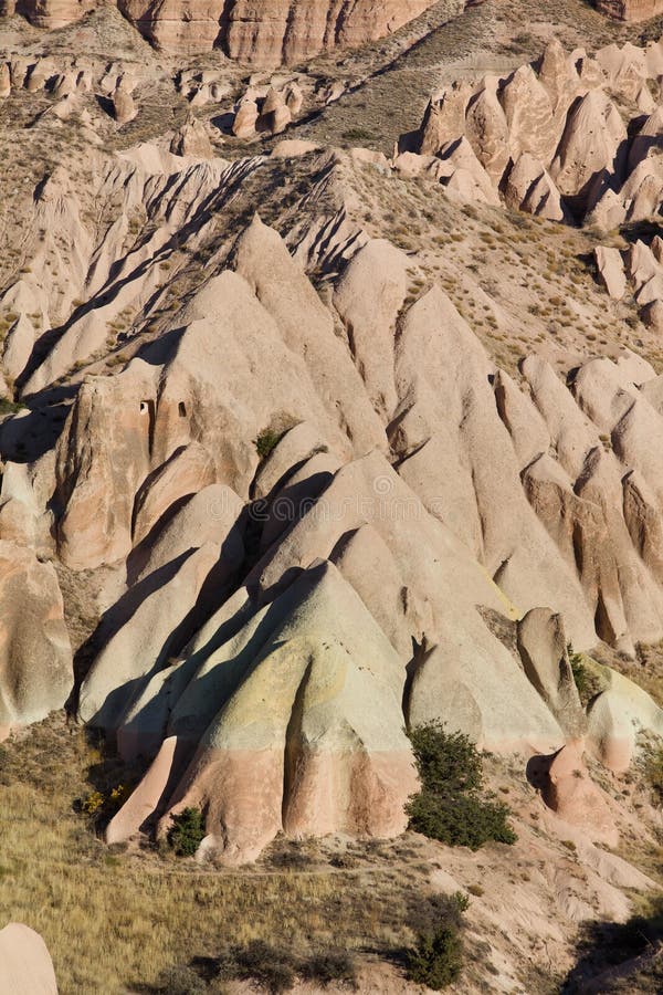 Typical Rocks in National Park Goreme Stock Photo - Image of chimney ...