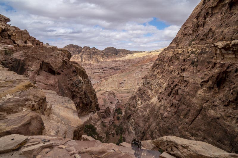Typical Rocks in Petra, Jordan Stock Photo - Image of architecture ...