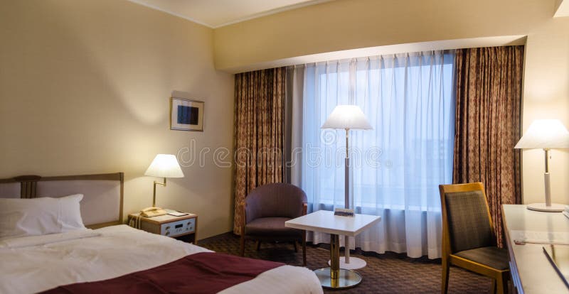 Typical Room in an Japanese Hotel Stock Photo - Image of interior ...