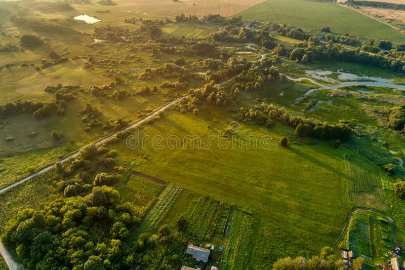 Typical Russian Plain Landscape. Stock Photo - Image of russia ...