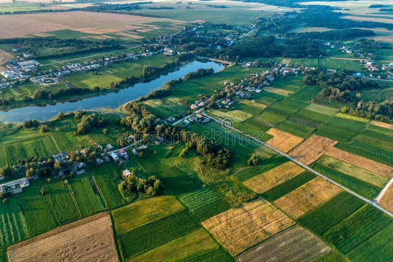 Typical Russian Plain Landscape. Stock Photo - Image of russia ...
