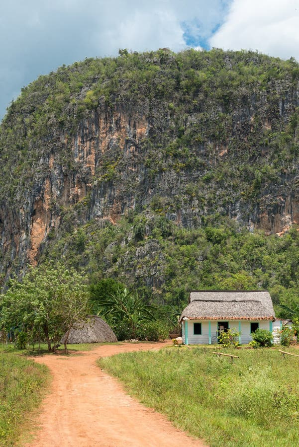 Typical House in the Cuban Countryside Stock Image - Image of valley ...
