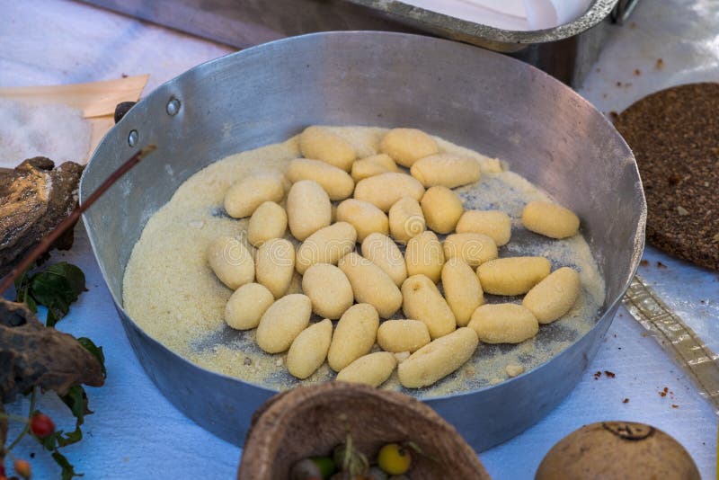 Typical Sardinian Fried Cheese Made with `Seadas` Cheese. Stock Image ...