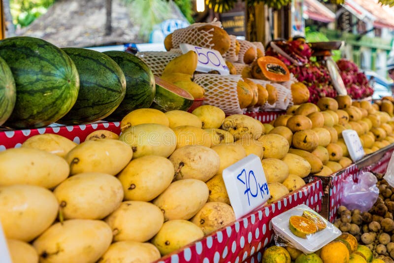 A Typical Scene in Karon Phuket Thailand Stock Photo - Image of south ...