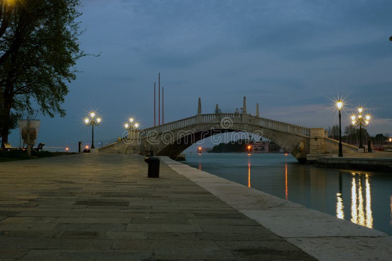 Typical Scene of Venice City in Italy. Stock Image - Image of color ...