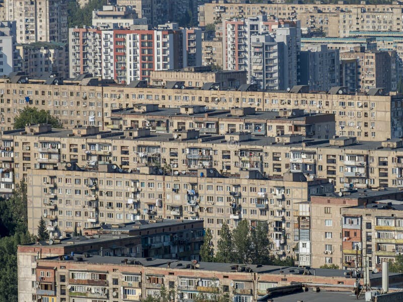 Typical Socialist Apartment Building Stock Photo - Image of cheap, real ...