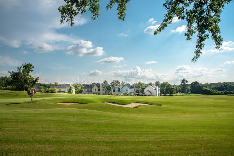 Typical Southern Condo in a Golf Course Stock Image - Image of outdoor ...