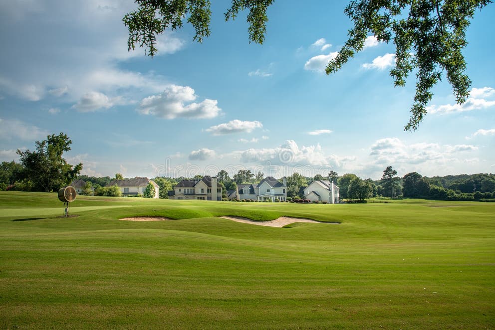 Typical Southern Condo in a Golf Course Stock Image - Image of outdoor ...