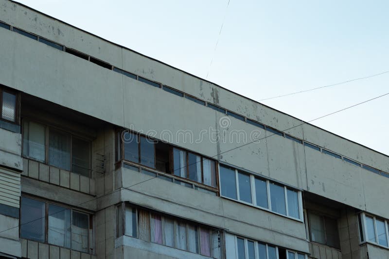 Typical Soviet or Eastern European Architecture. Residential Buildings ...