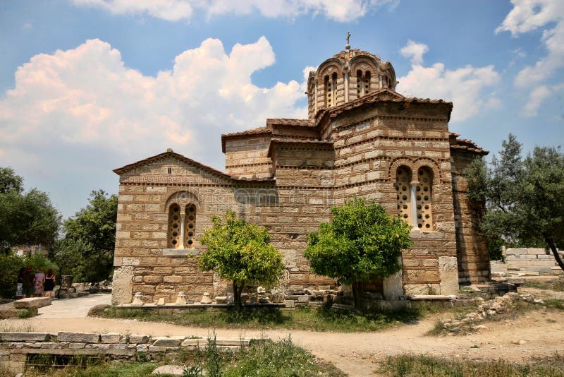 Typical Stone Church, Greece Editorial Photography - Image of greek ...