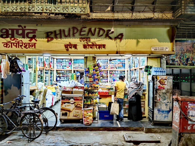Typical Storefront Bazar Road Bandra Mumbai. Editorial Image - Image of ...
