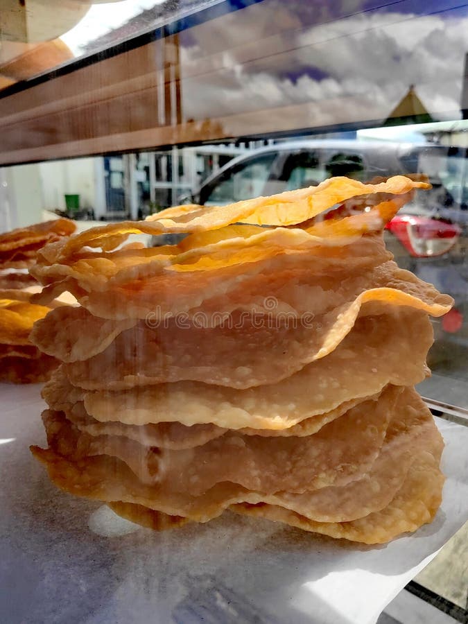 Typical Street Food Called Merveilles in Mauritius. Stock Photo - Image ...