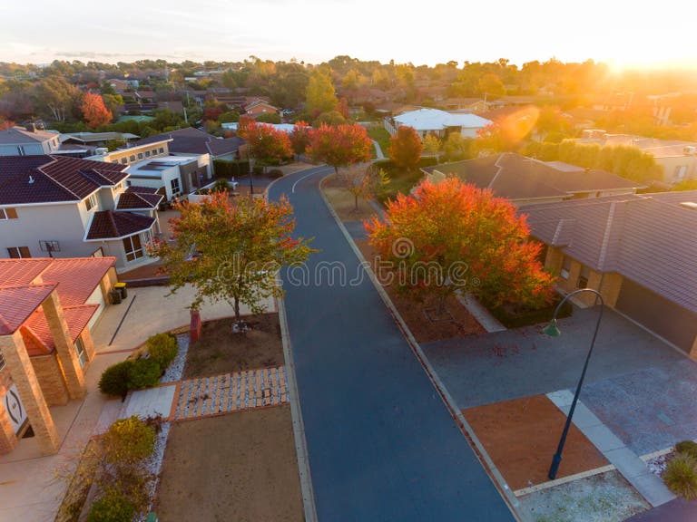 Typical Suburb in Australia Stock Photo - Image of suburb, road: 92523000