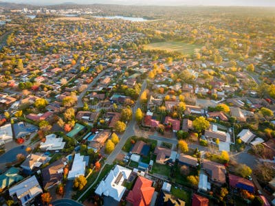 Typical Suburb in Australia Stock Image - Image of town, housing: 92523217