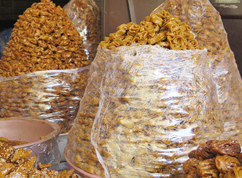Typical Sweets for the Celebration of Ramadan Stock Image - Image of ...
