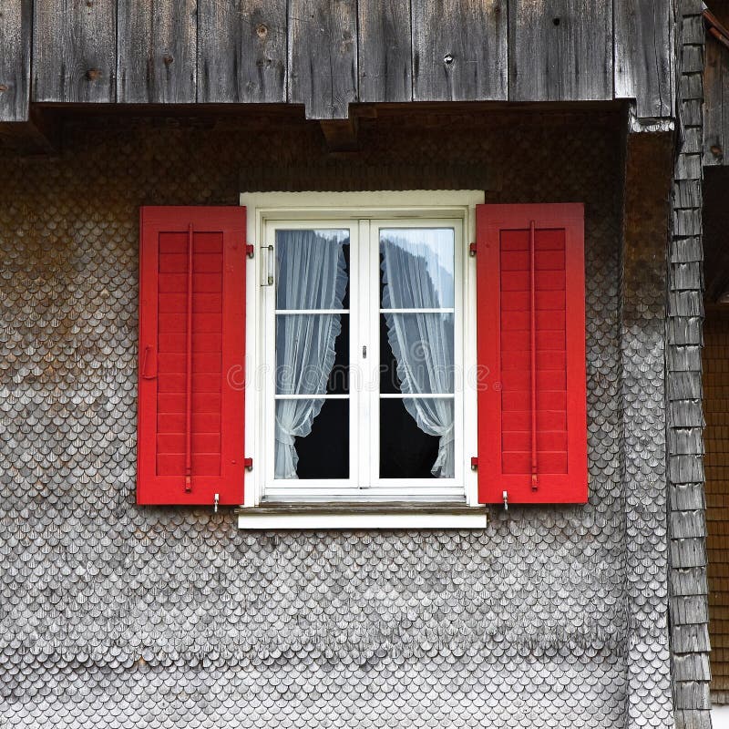 Swiss window detail stock image. Image of details, shutters - 6021111