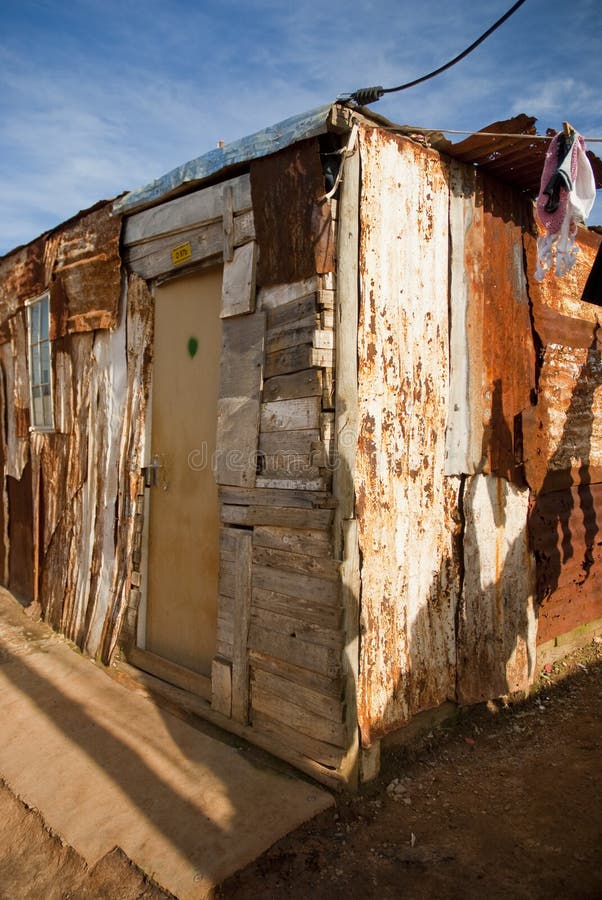 Typical township shack stock image. Image of summer, africa - 15140231