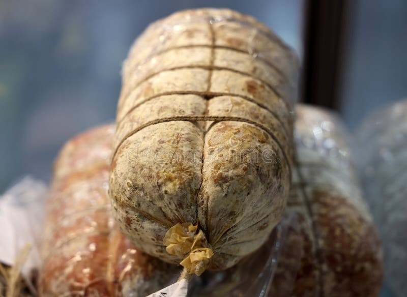 Typical Traditional Italian Meat Products. Stock Image - Image of ...