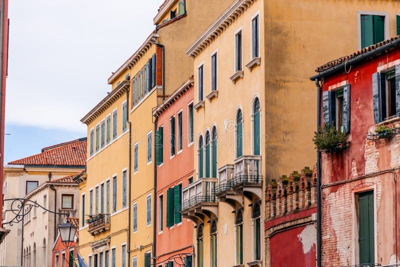 Street View from Venice, Italy Stock Photo - Image of attraction ...