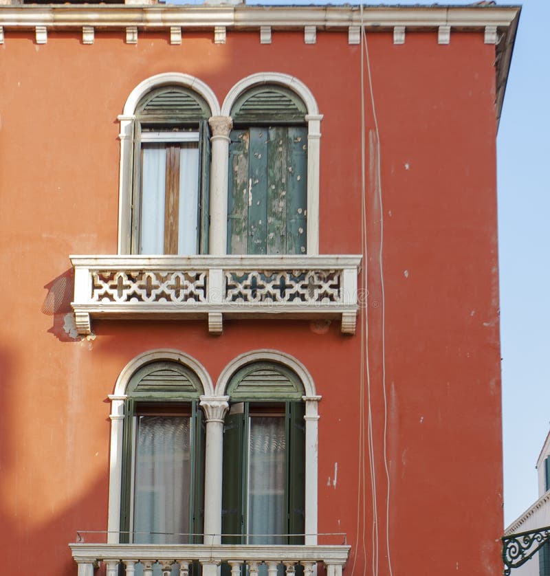 Typical Venice Windows in Venice, Italy Stock Photo - Image of italy ...
