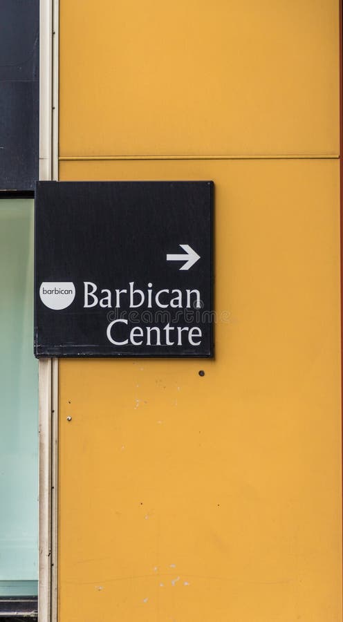 A Typical View in the Barbican Area in London Editorial Stock Photo ...