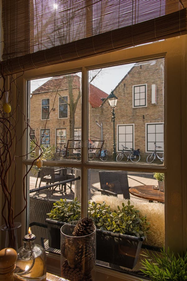 Typical View from a Historical Property in the Netherlands Stock Image ...