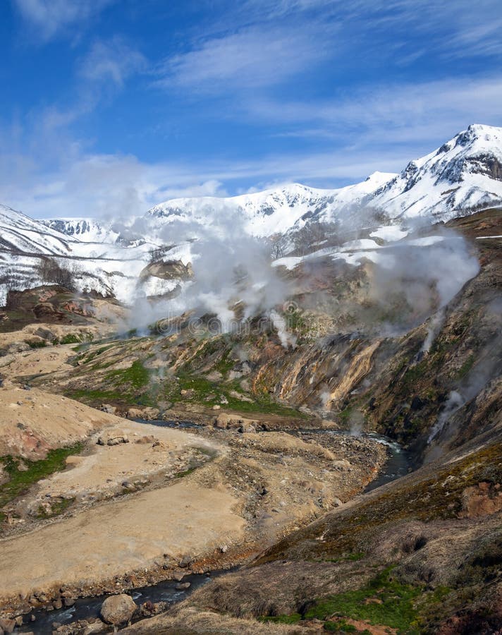Typical Volcanic Activity and Thermal Fields in the Floodplain of the ...
