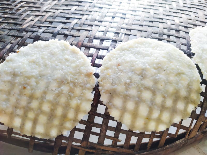 A Typical West Java Snack Made from Rice Stock Photo - Image of baking ...