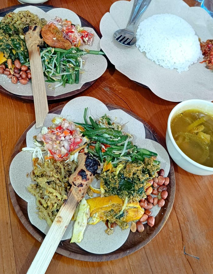 Nasi Campur Bali or Also Known As Balinese Mixed Rice, Famous Bali ...