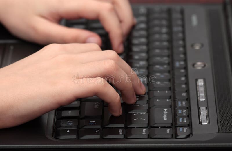 Typing stock photo. Image of keyboard, typing, working - 13191358