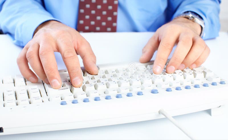 Typing stock image. Image of typist, people, finger, human - 17821073