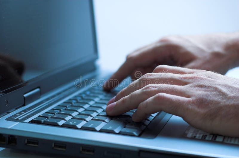 Typing stock image. Image of business, desktop, internet - 7584597