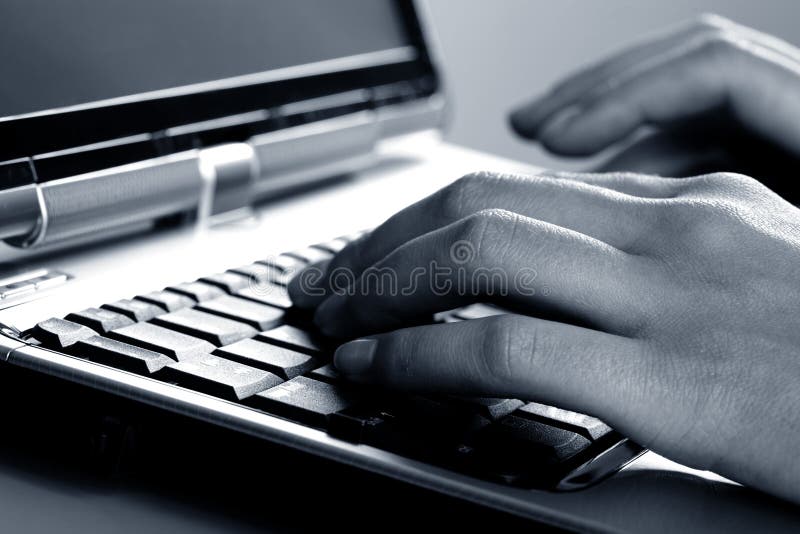 Hands typing stock image. Image of diary, innovation, female - 9281831