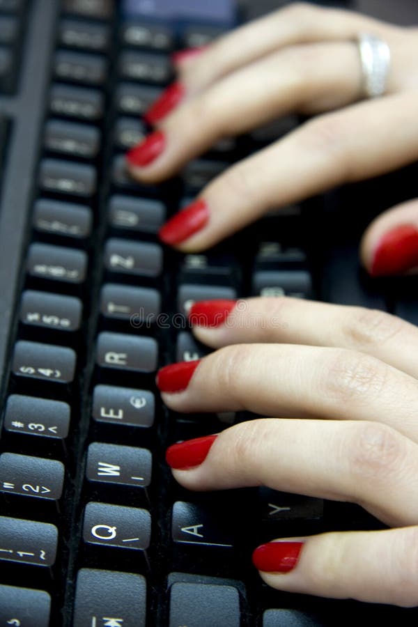 Typing stock photo. Image of numbers, office, computer - 8108388