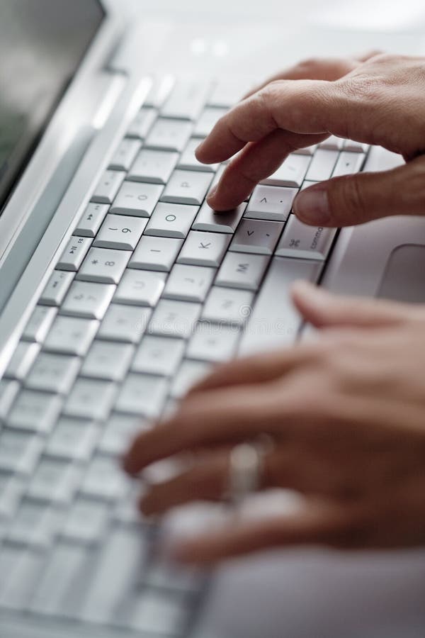 Typing stock photo. Image of equipment, objects, desktop - 8592168